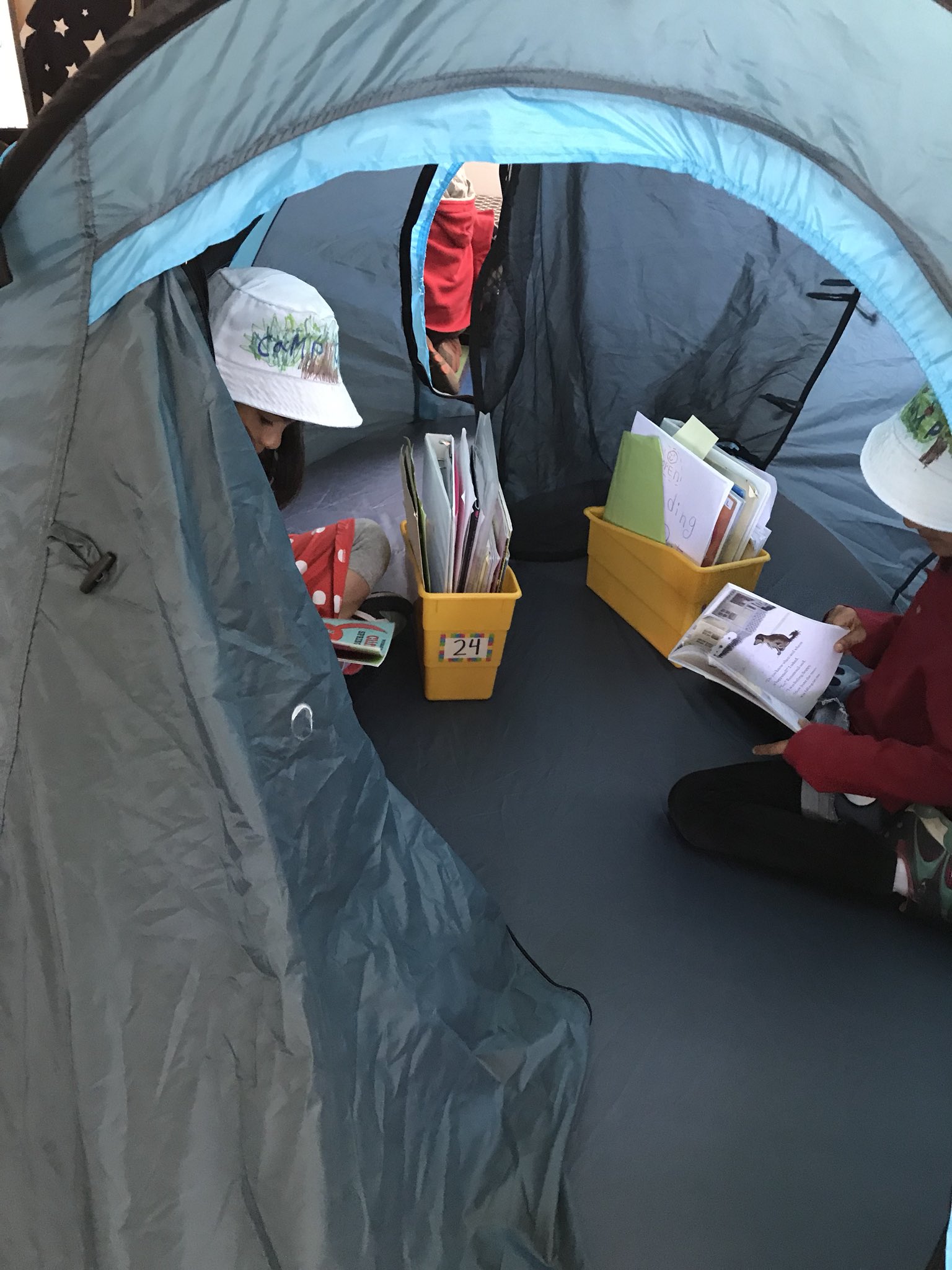 Lauren on Twitter: "Campers ️ reading in tents. Our love of reading ...