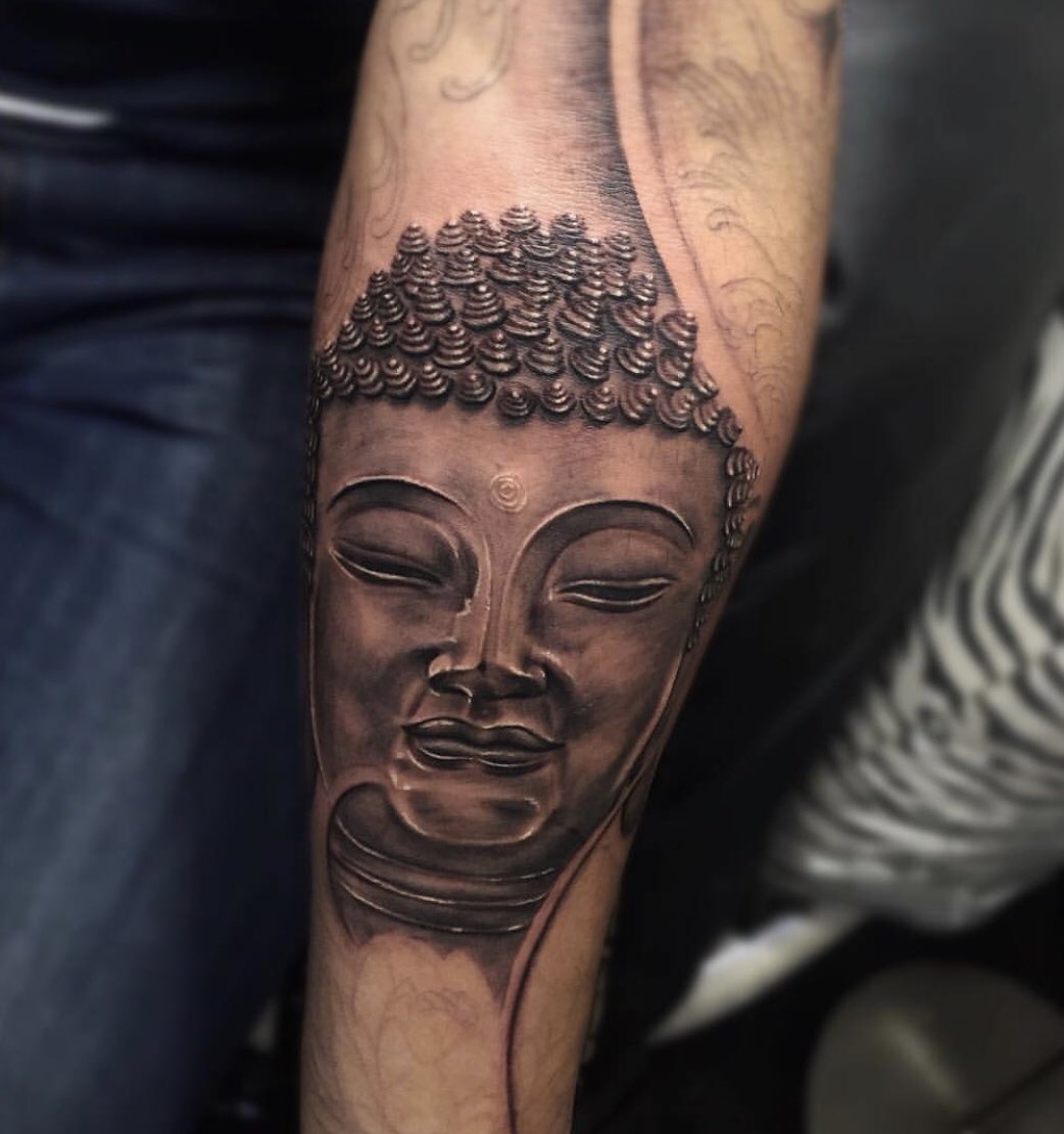 Buddha Arm Tattoo Design