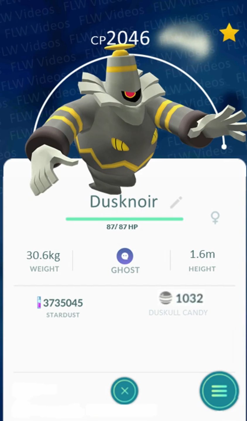 Dusknoir Evolution