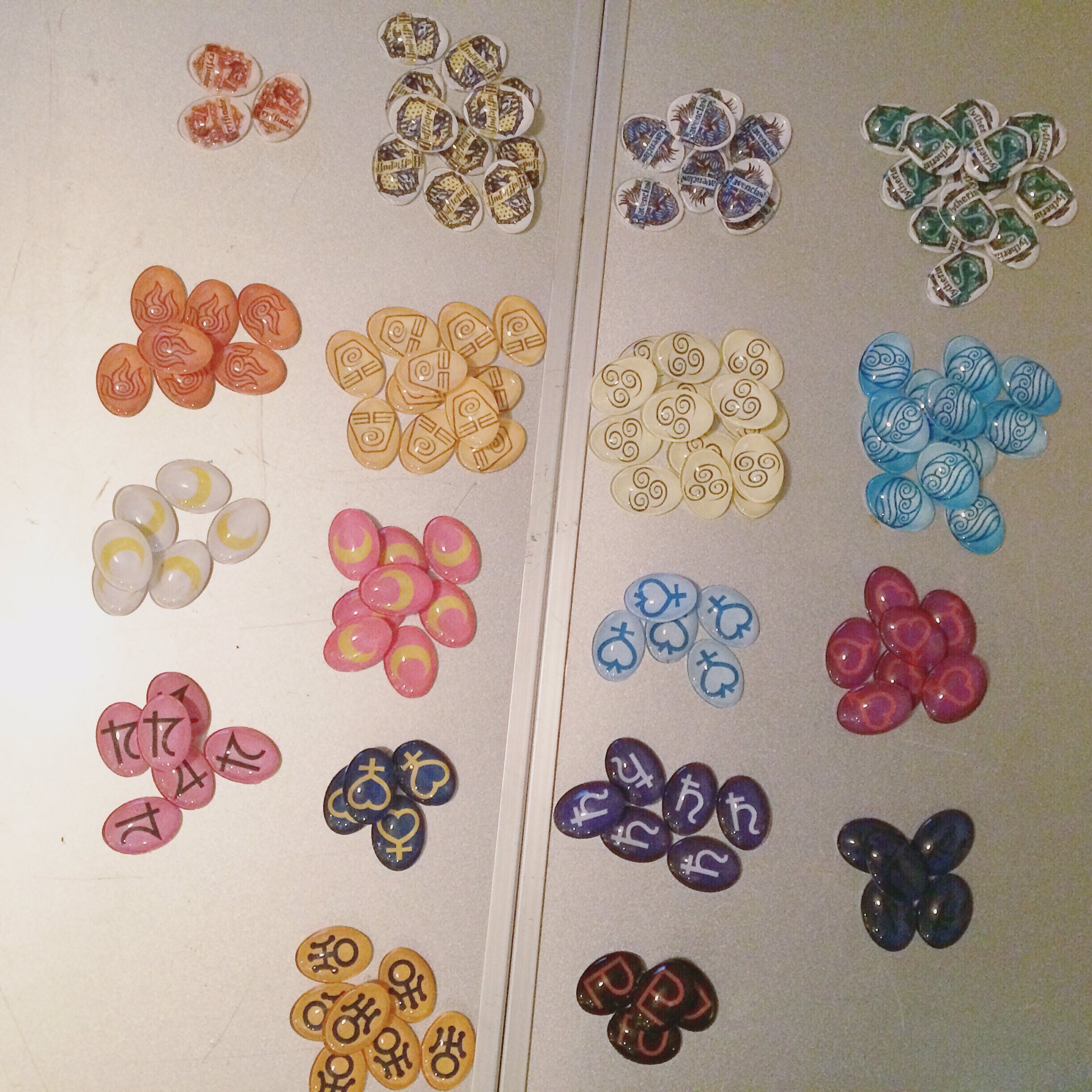 Captain Planet Rings Symbols