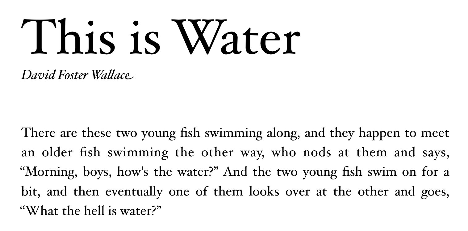 David Foster Wallace This Is Water Infographic Studio, 52% OFF