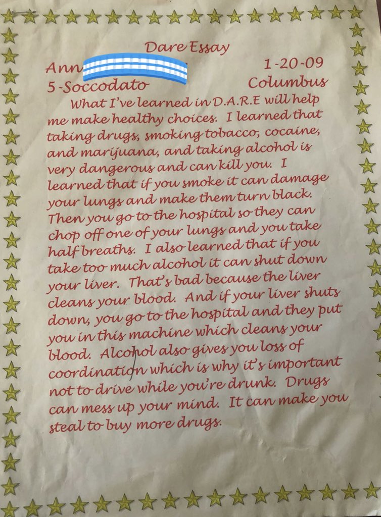 Dare Essay Ideas