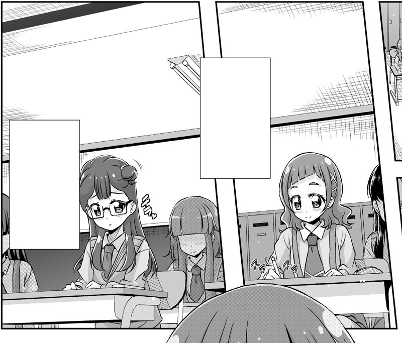 「授業中、はなのことが気になるさあや 」未鏡（みら）@C105_29日東イ46bの漫画