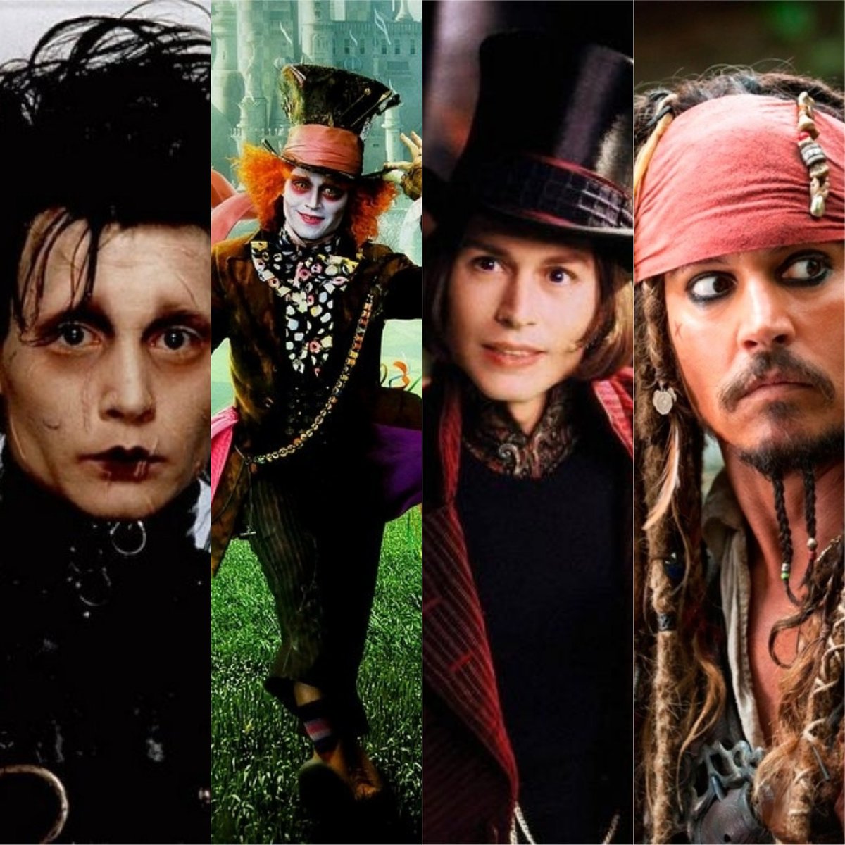 Johnny Deep Personajes