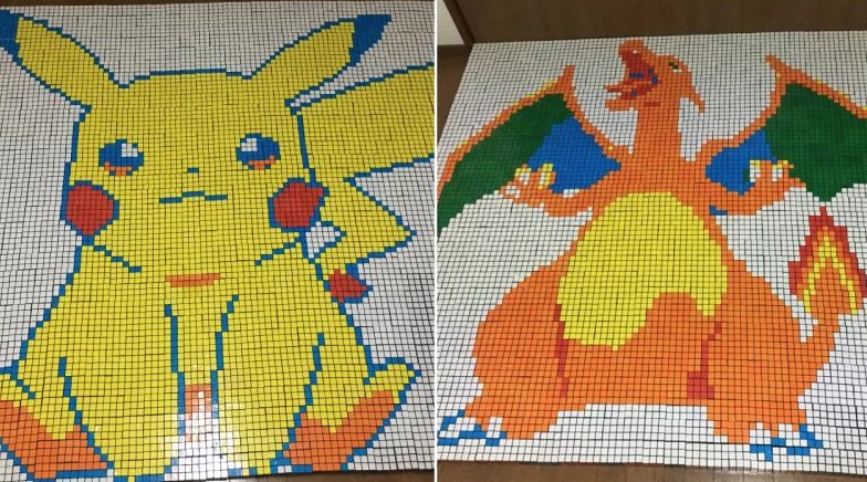 Pokemon Graph Paper Drawings