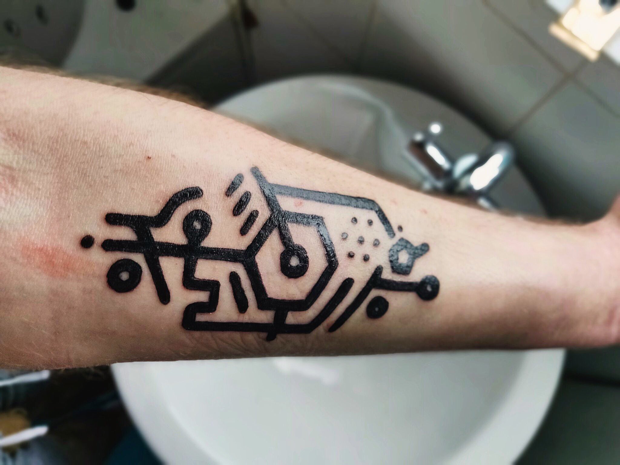 Circuit Board Tattoo Designs