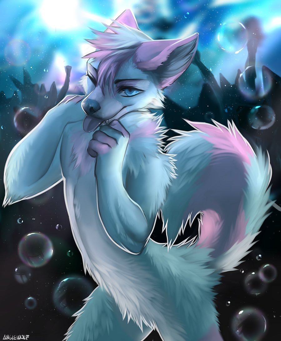 Life Of The Party By Angiewolfartist R Furry
