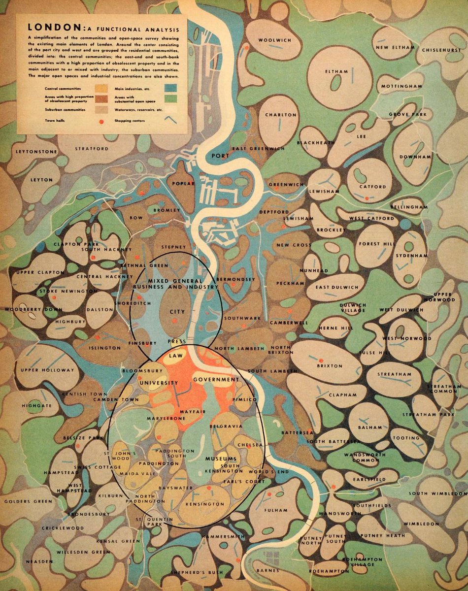 19th Century English town planner's "cellular maps" of London [x-post ...
