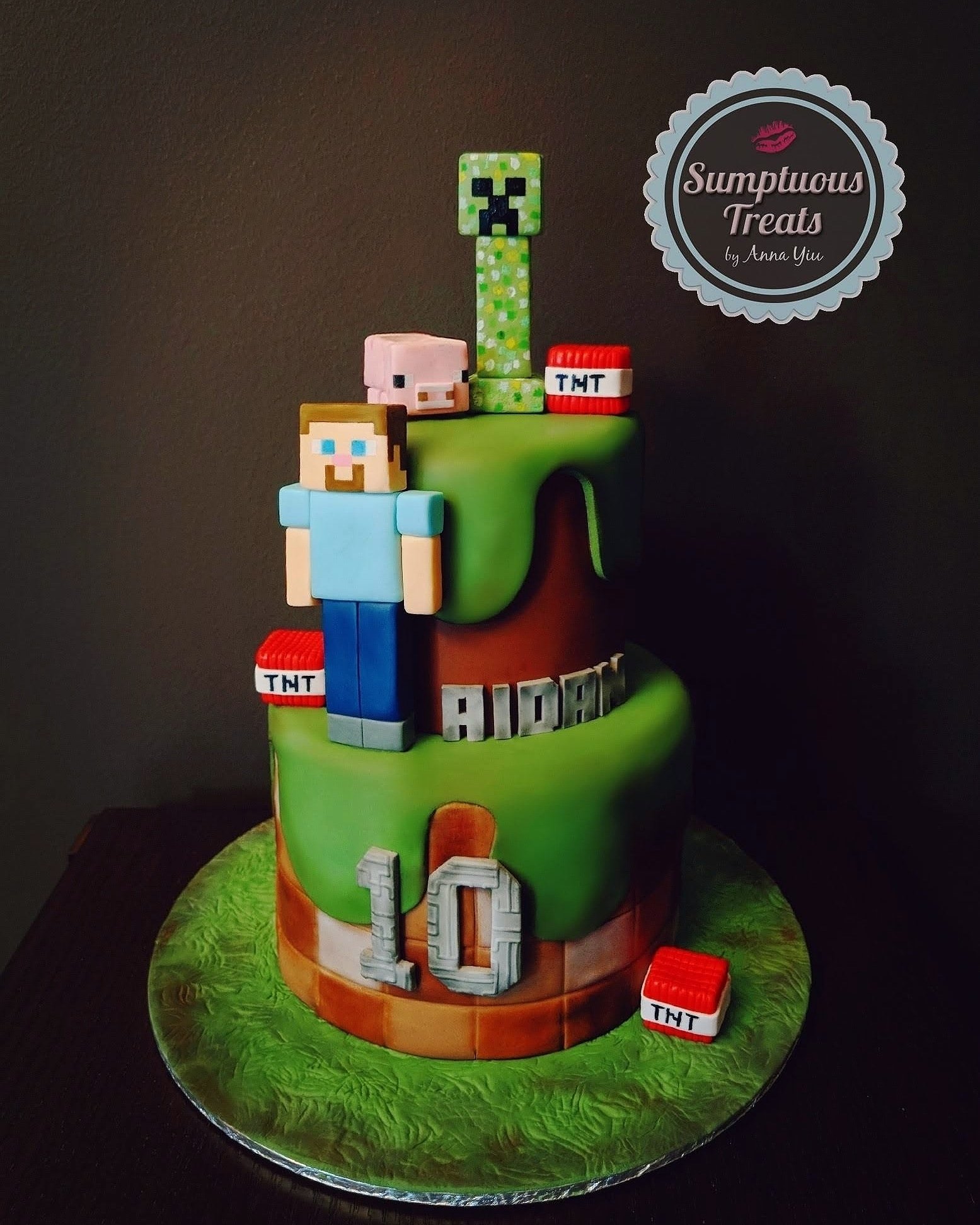 Minecraft Steve Birthday Cake Minecraft Adventure Cakes Singapore