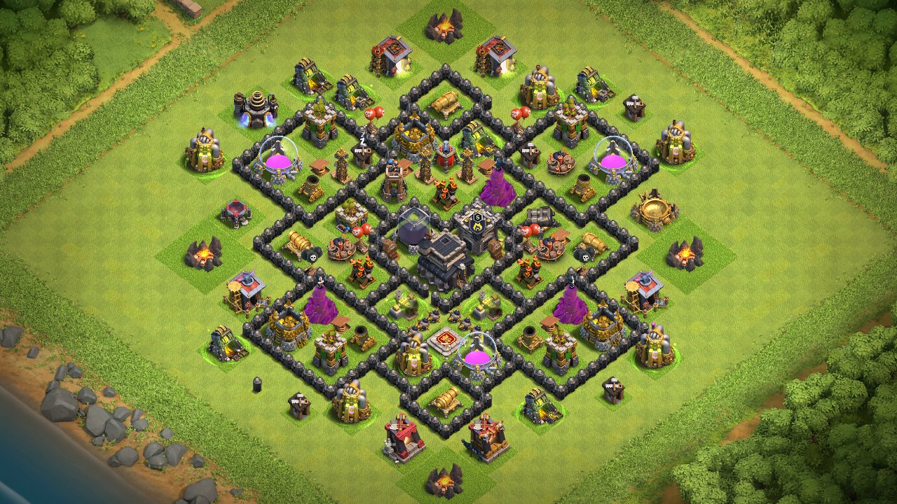 Town Hall 8 Farming Base Design