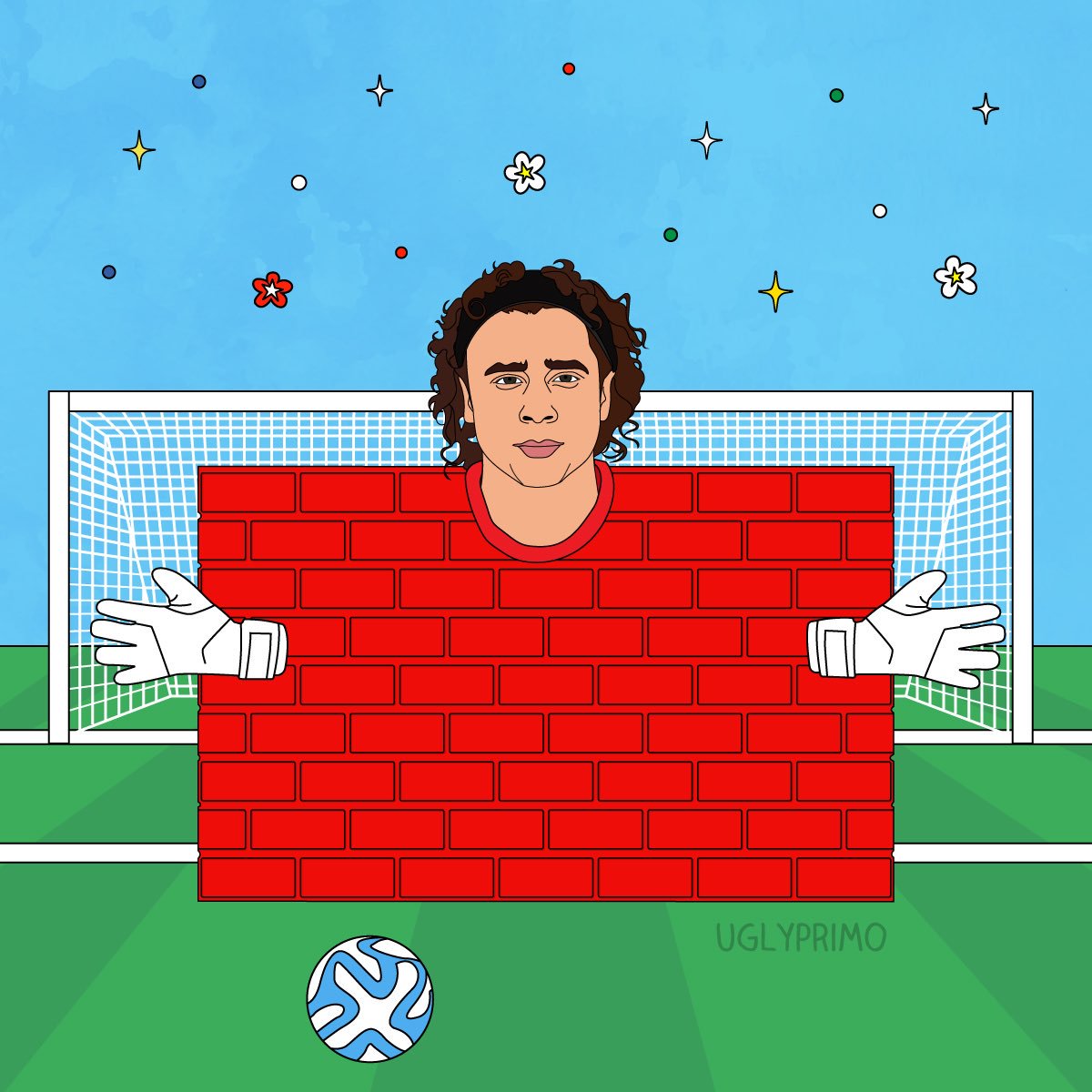 Guillermo Ochoa Meme Brick Wall 100+] Memo Ochoa Wallpapers