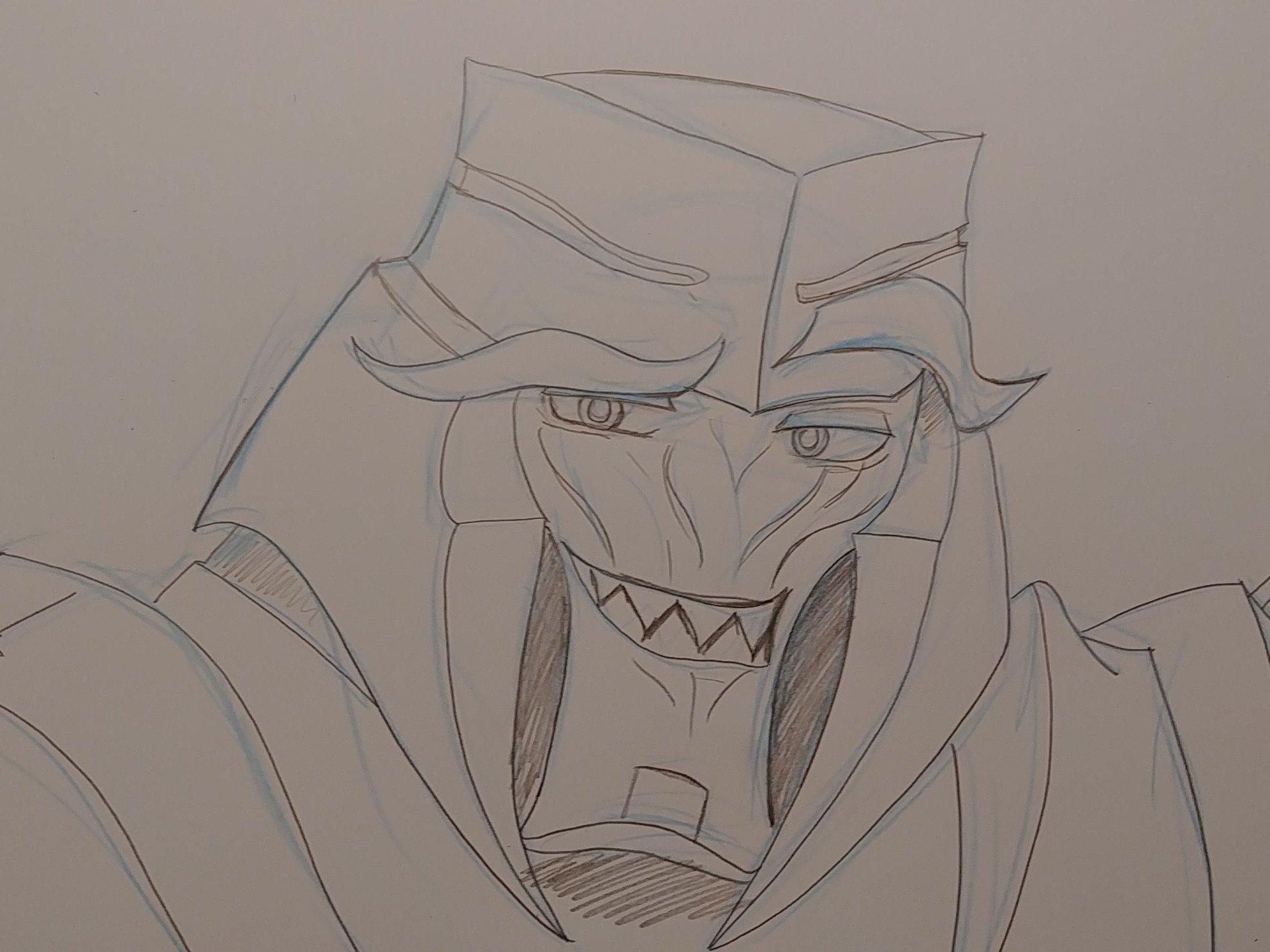 Transformers Prime Megatron Drawing