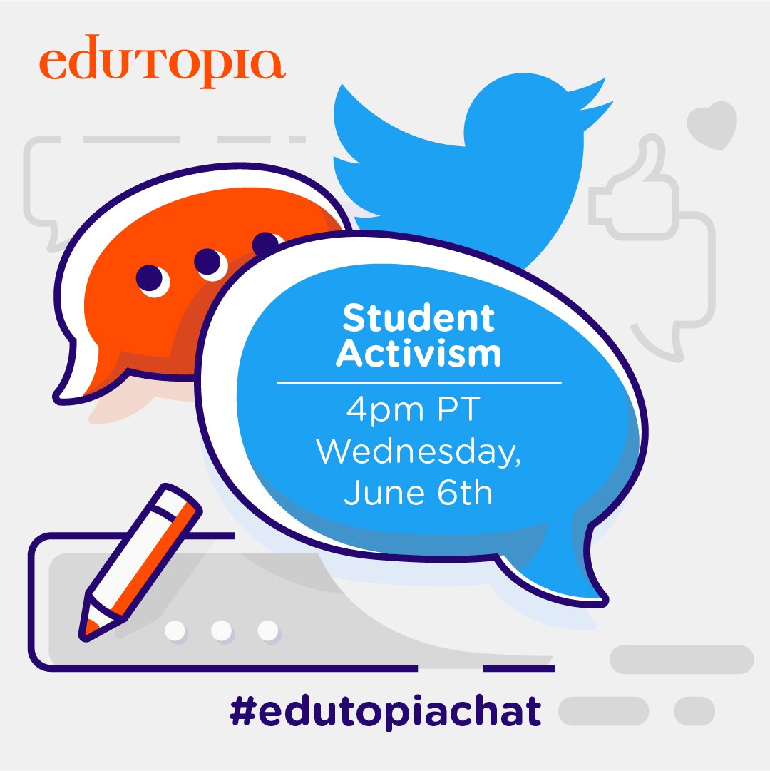 edutopia on Twitter: "Join us TODAY, June 6th, for a lively conversation on Twitter about ...