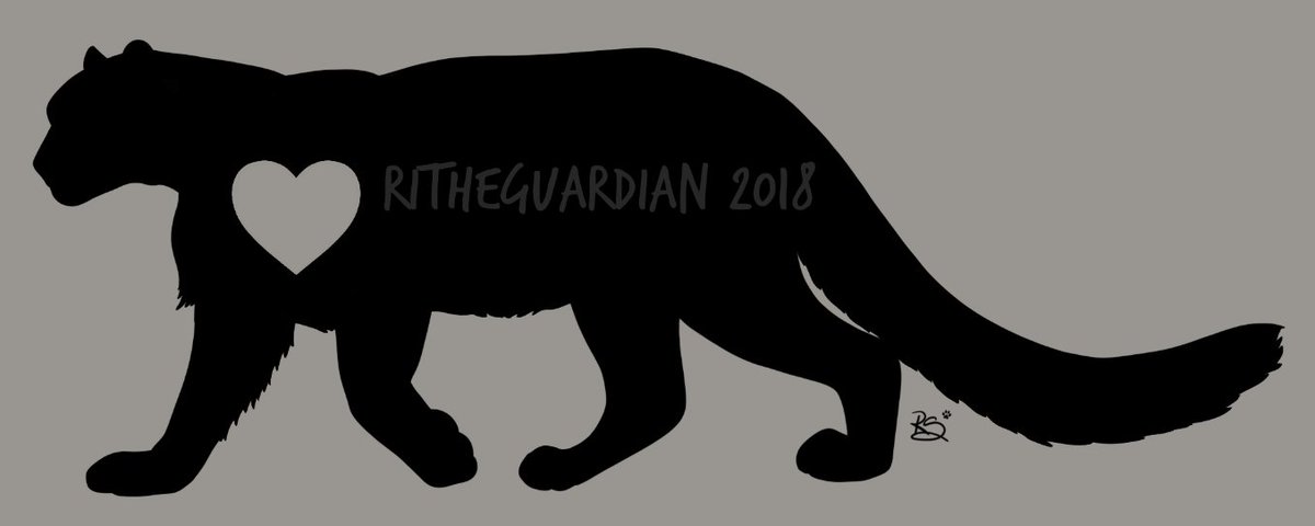 Snow Leopard Silhouette