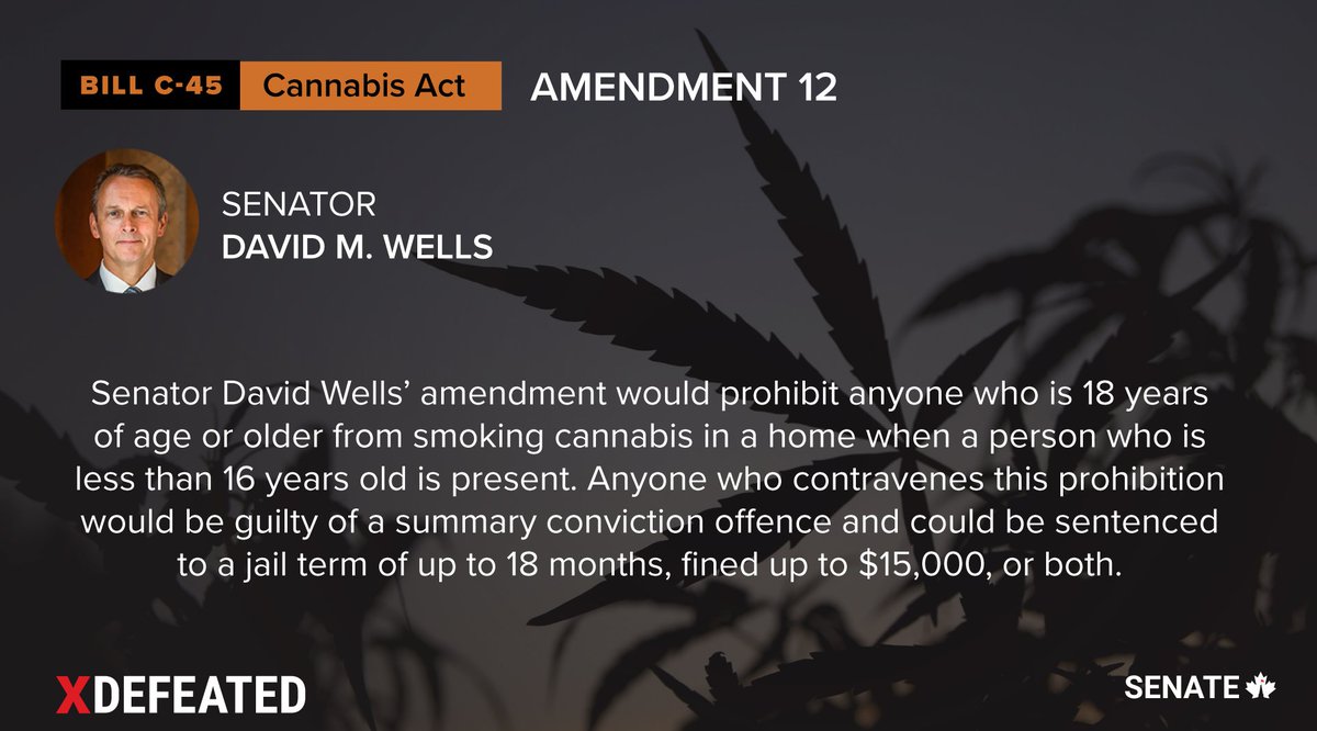 All Amendment To The Cannabis Act In The Senate C 45 R Canadients