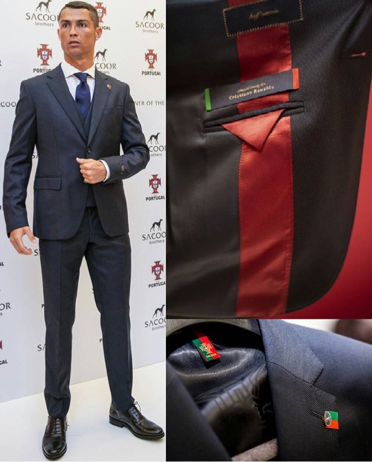 Cristiano Ronaldo Black Suit