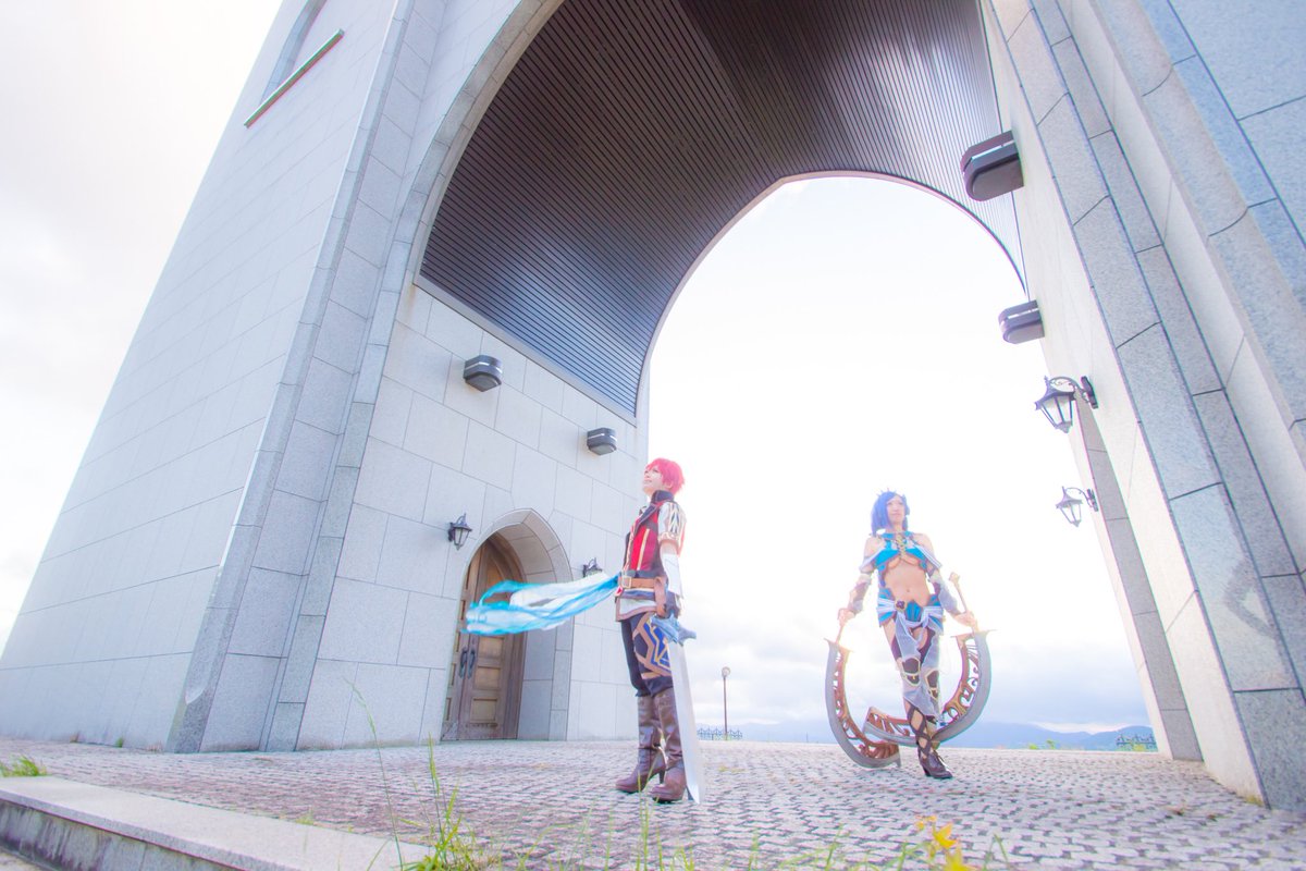 【cosplay】 イースVIII -Lacrimosa of DANA- アドル：ちの ダーナ：まよ photo：@yojin_n ...
