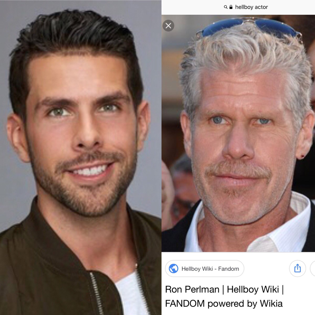 Ron Perlman Young