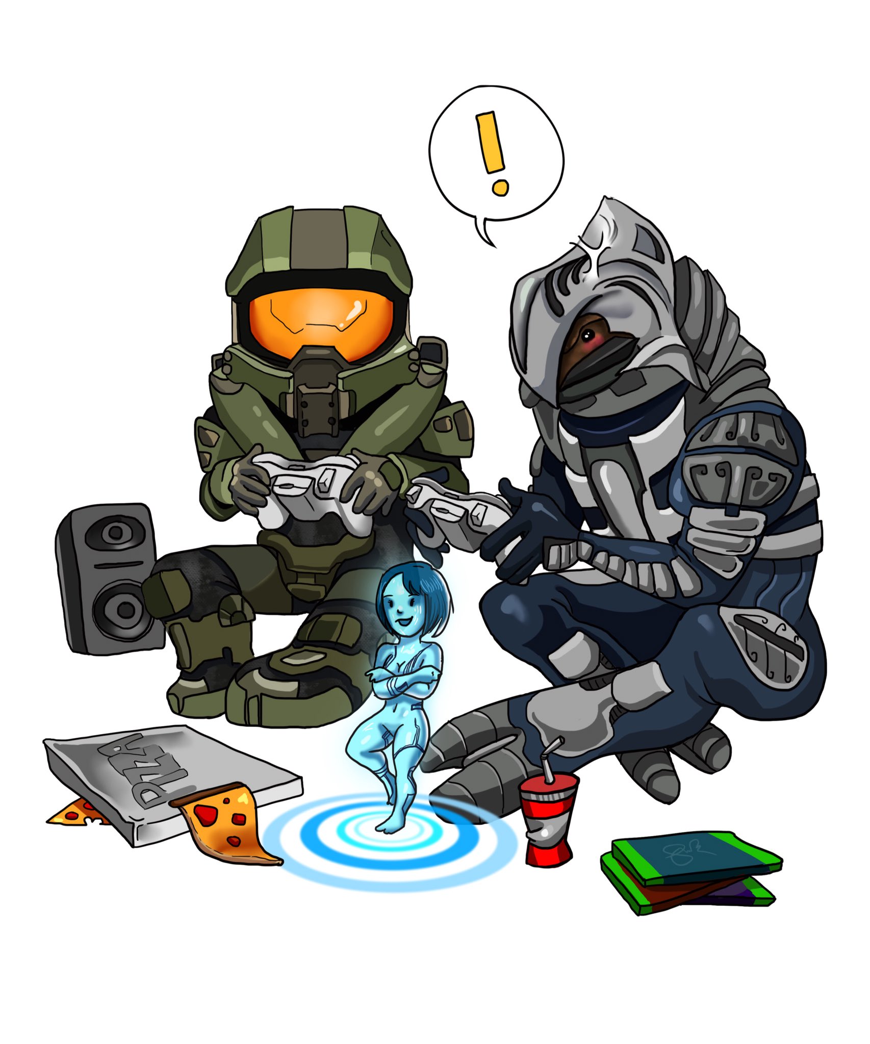 Master Chief X Arbiter