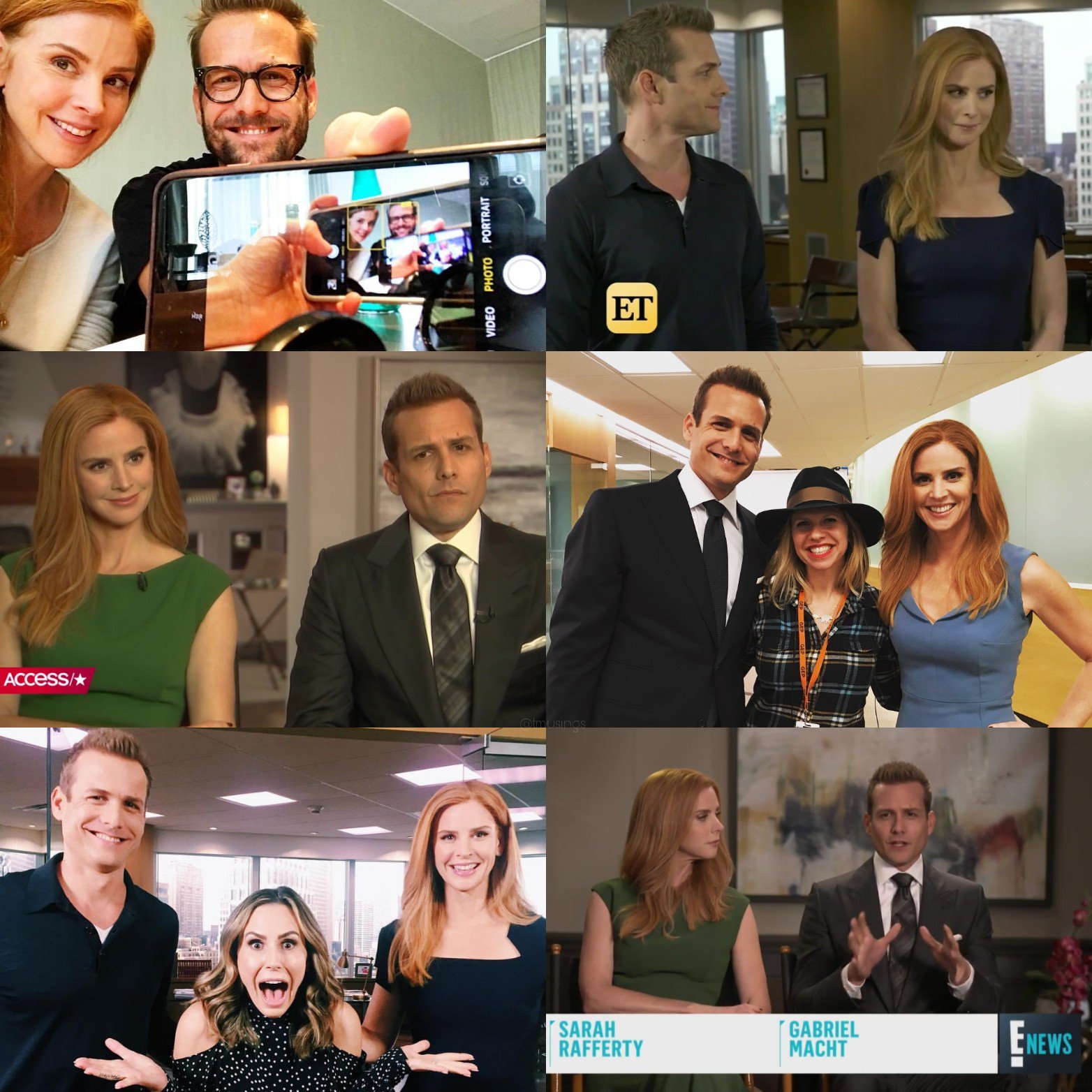 Gabriel Macht Sarah Rafferty
