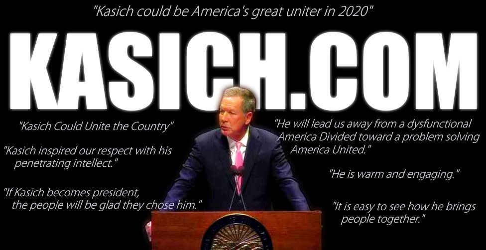 Run John, Run! on Twitter: "@JRubinBlogger Ready for 2020! Ready for Kasich! #Kasich https://t ...