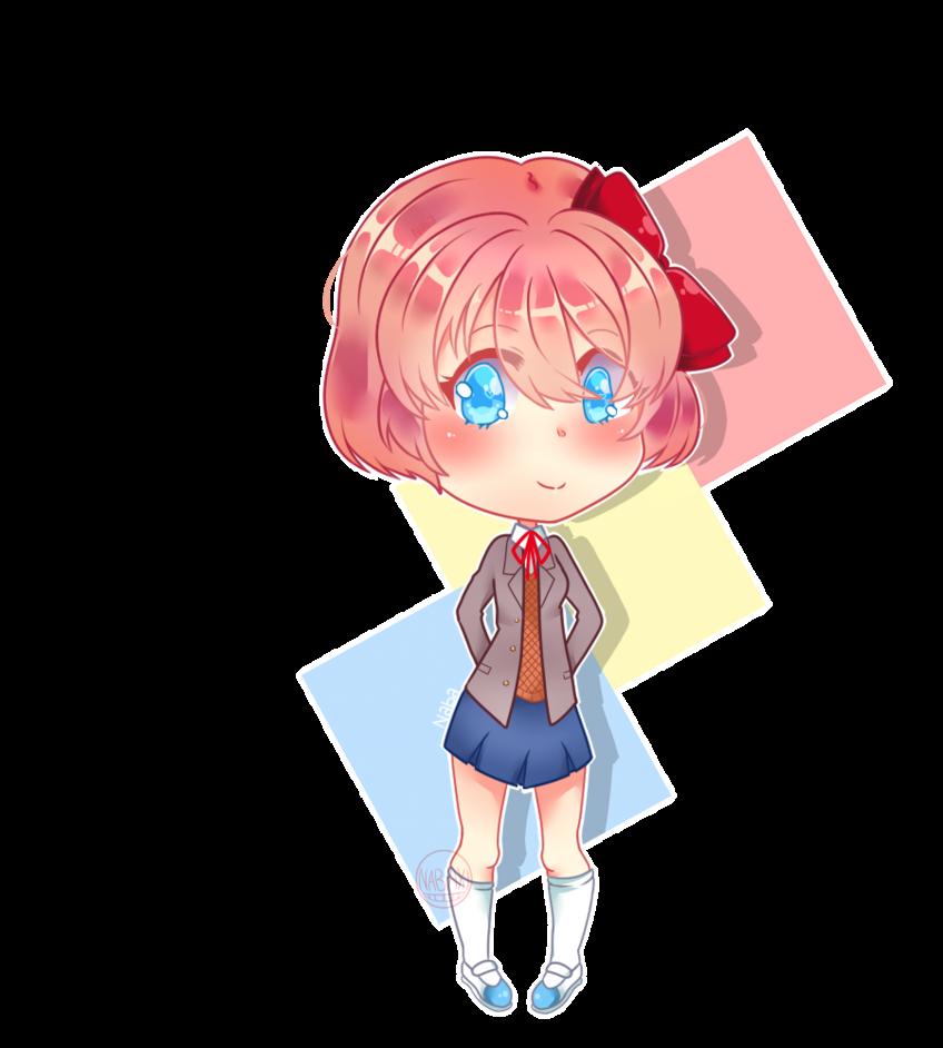 Incredibly cute chibi club members (Art by nabakisan) : r/DDLC