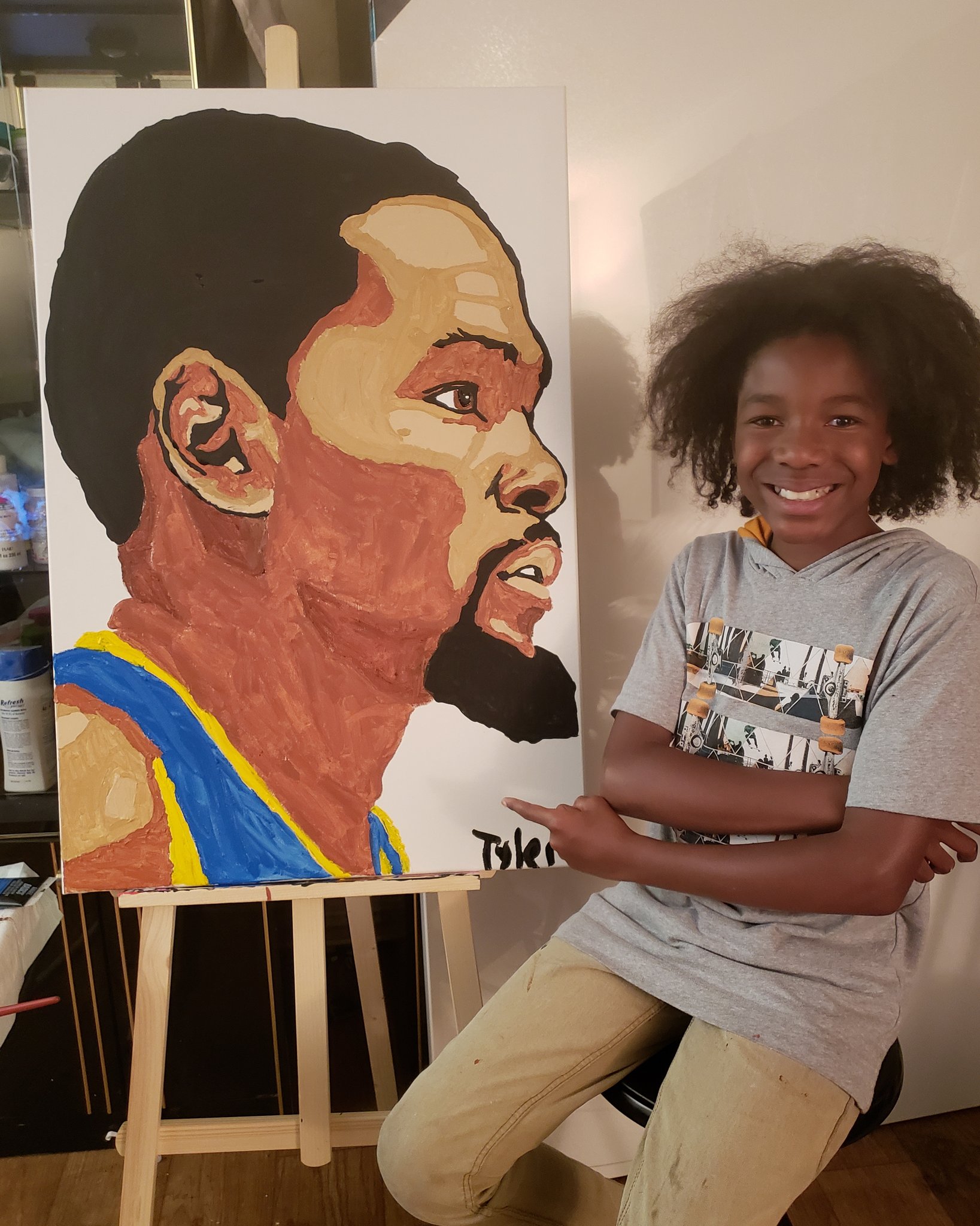 Kevin Durant Painting