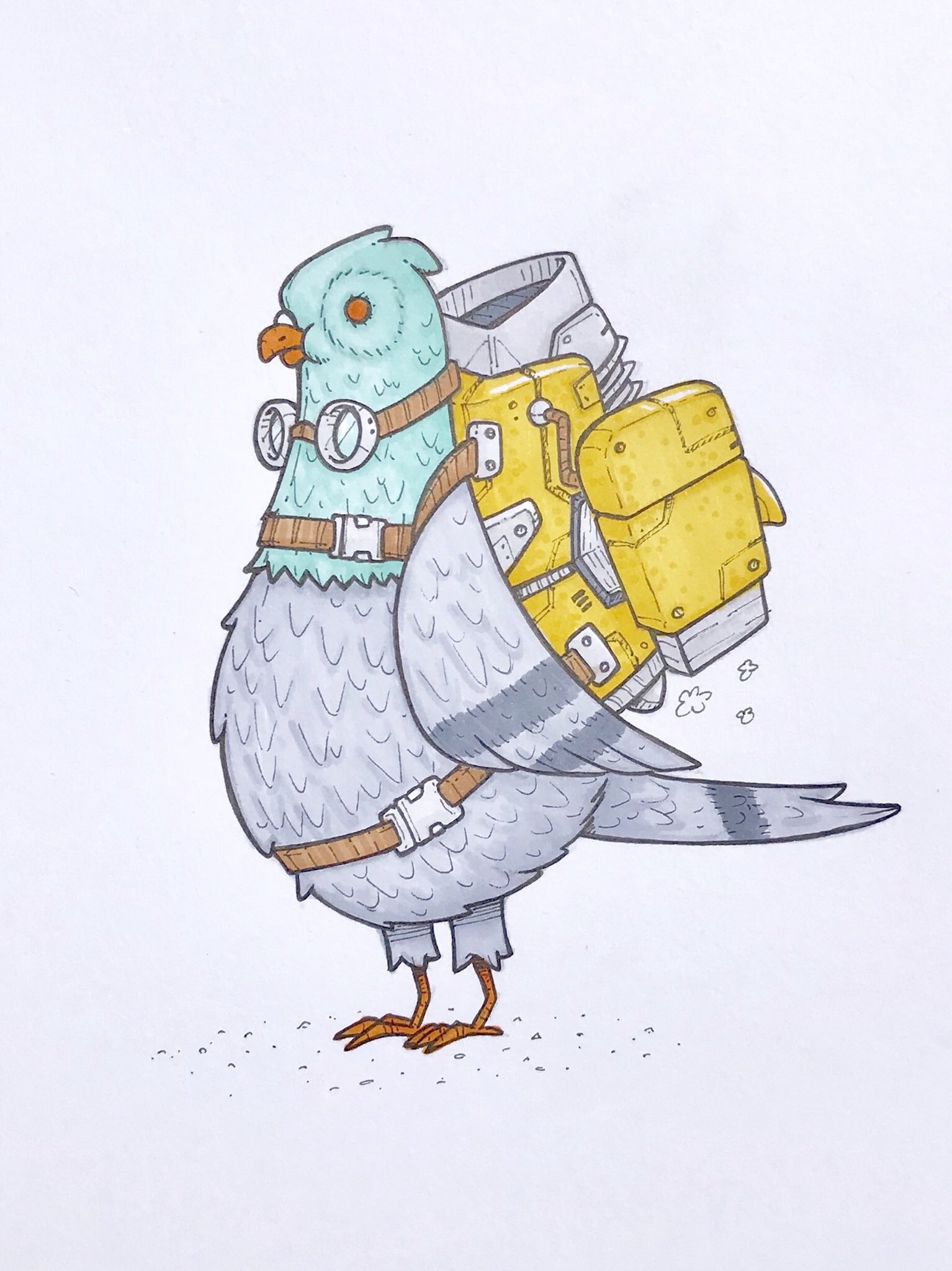 Draw Cartoon Jetpack