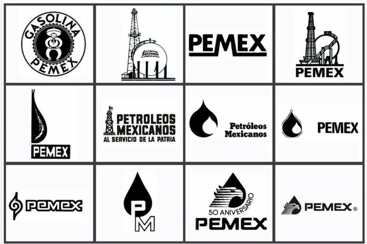 Evolución imagen corporativa Pemex inicios Via dahhMina | Scoopnest