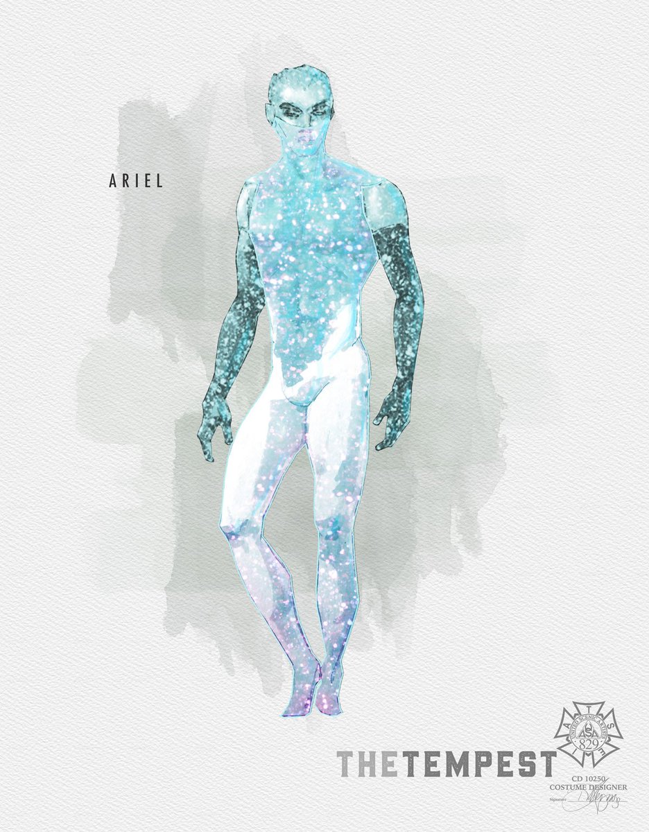 The Tempest Ariel Drawing