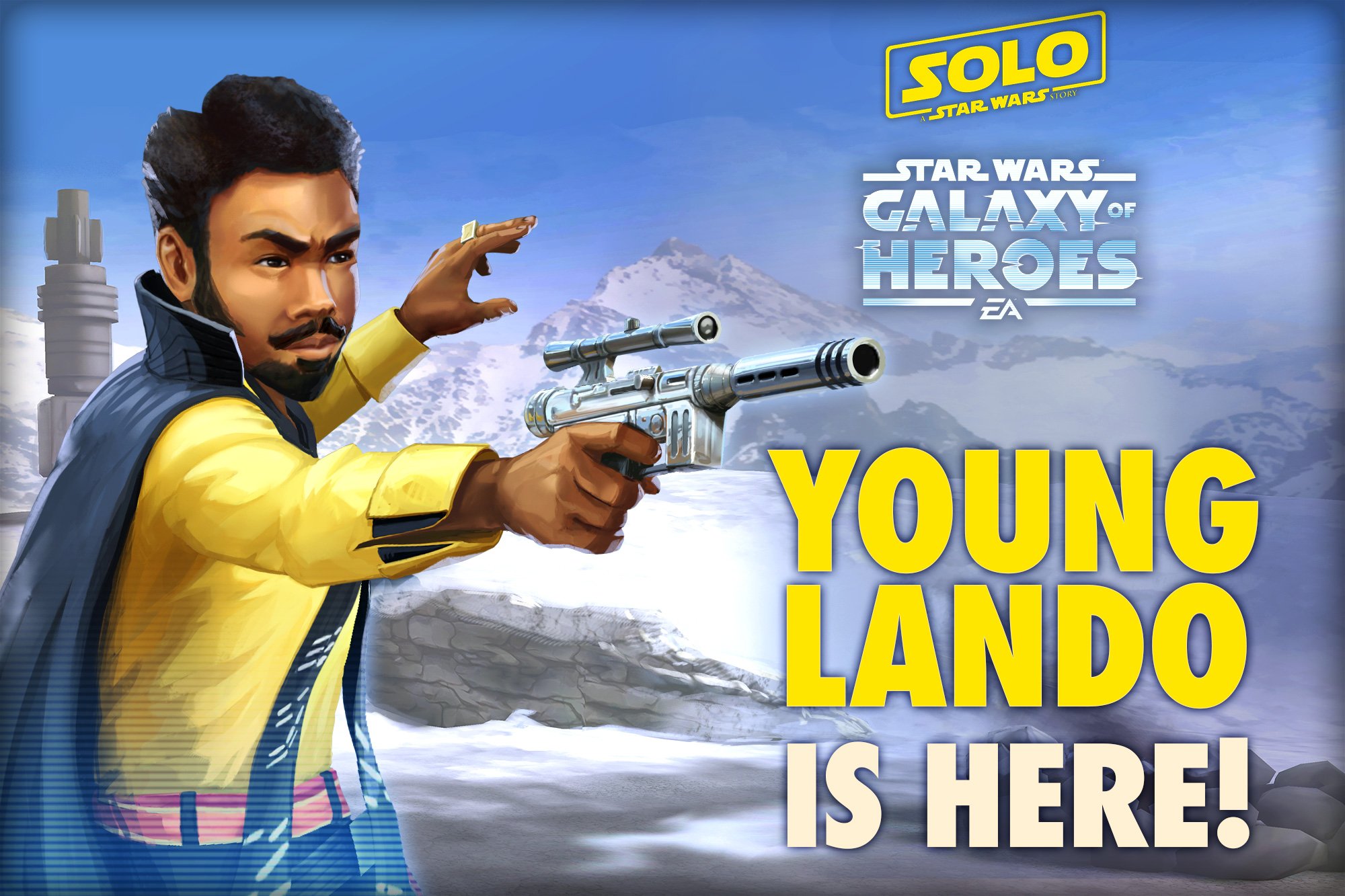 Lando Calrissian Copilot Star Wars Randy على X: "New Art! #L337