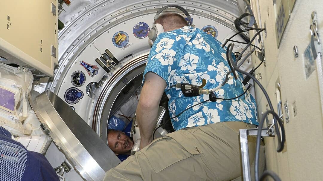 Space Station Inside Bed