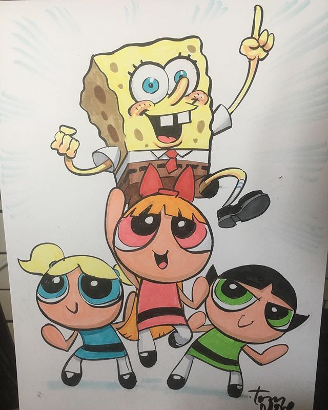 Chuggington Tayo Powerpuff Girls Spongebob