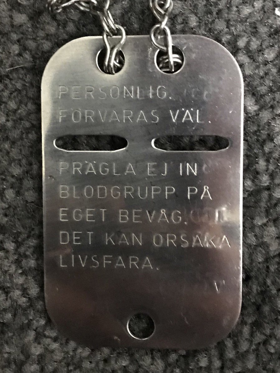 Found Swedish dog tags magnet fishing. Can anyone shed some light on ...