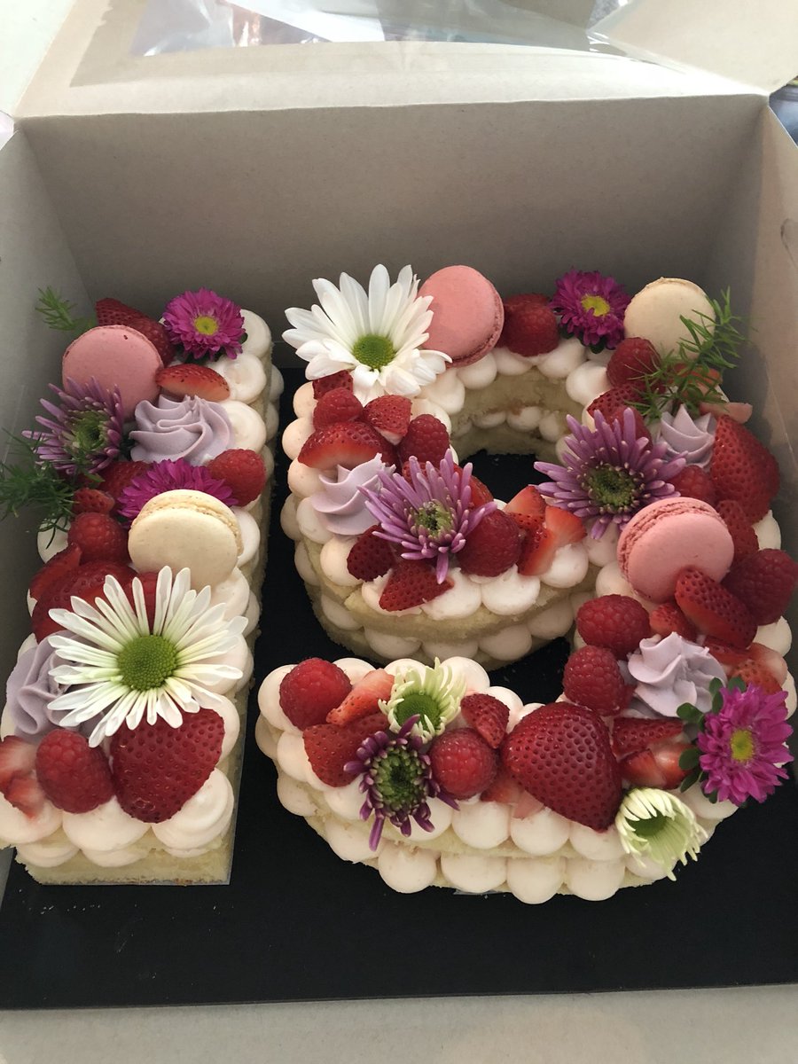 Number 19 Birthday Cake