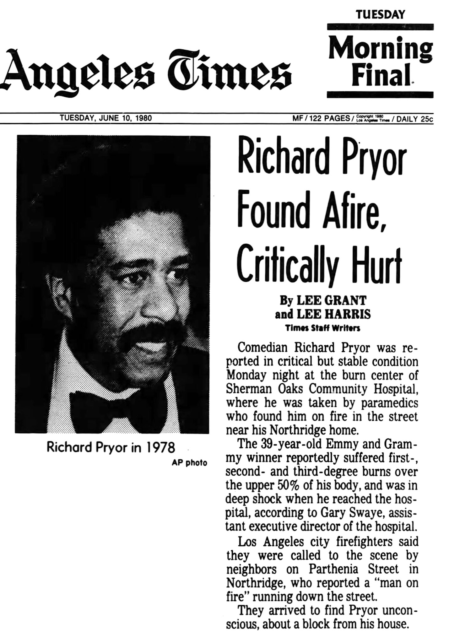 Richard Pryor Burn