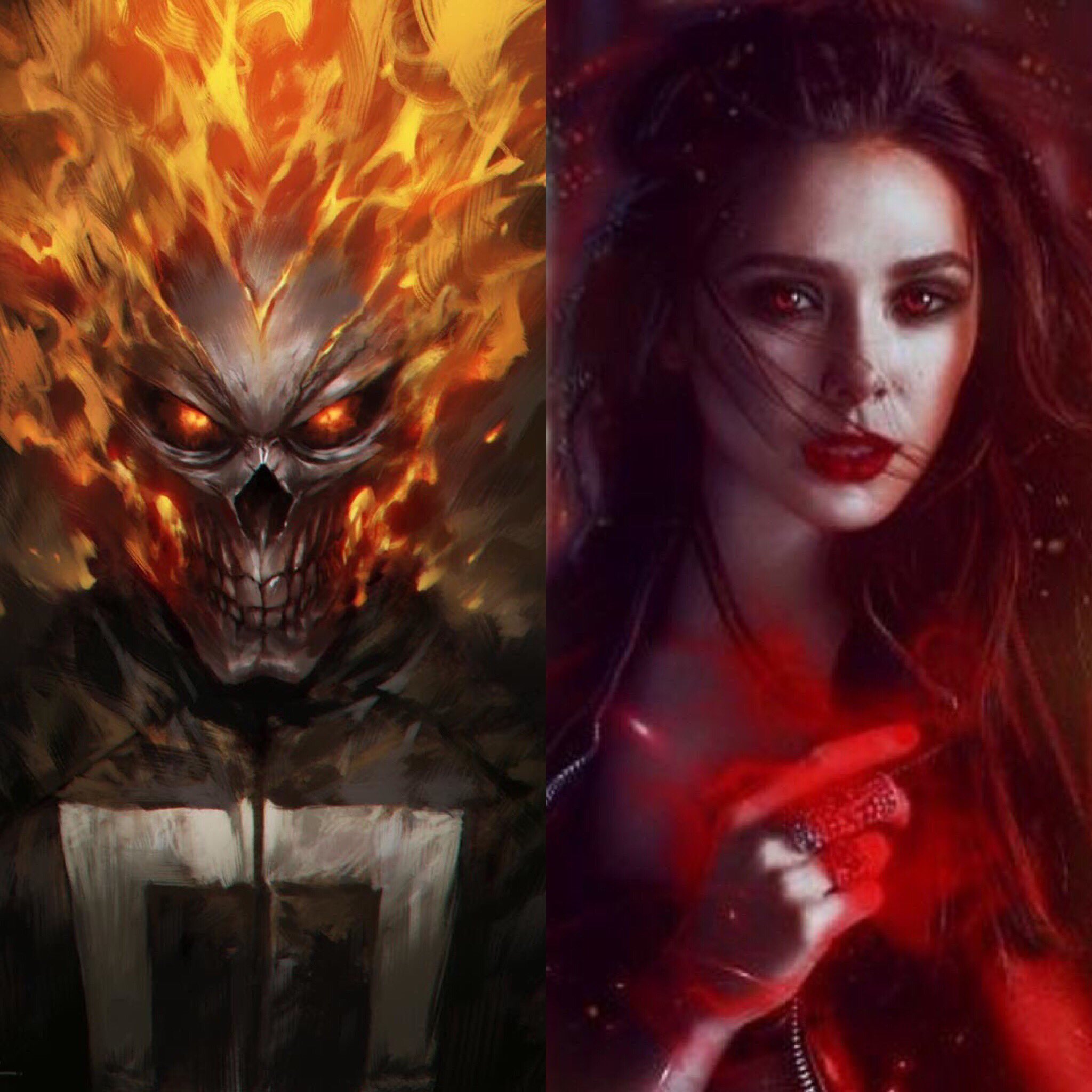 (MCU) Ghost Rider Vs Scarlet Witch (MCU) | SpaceBattles