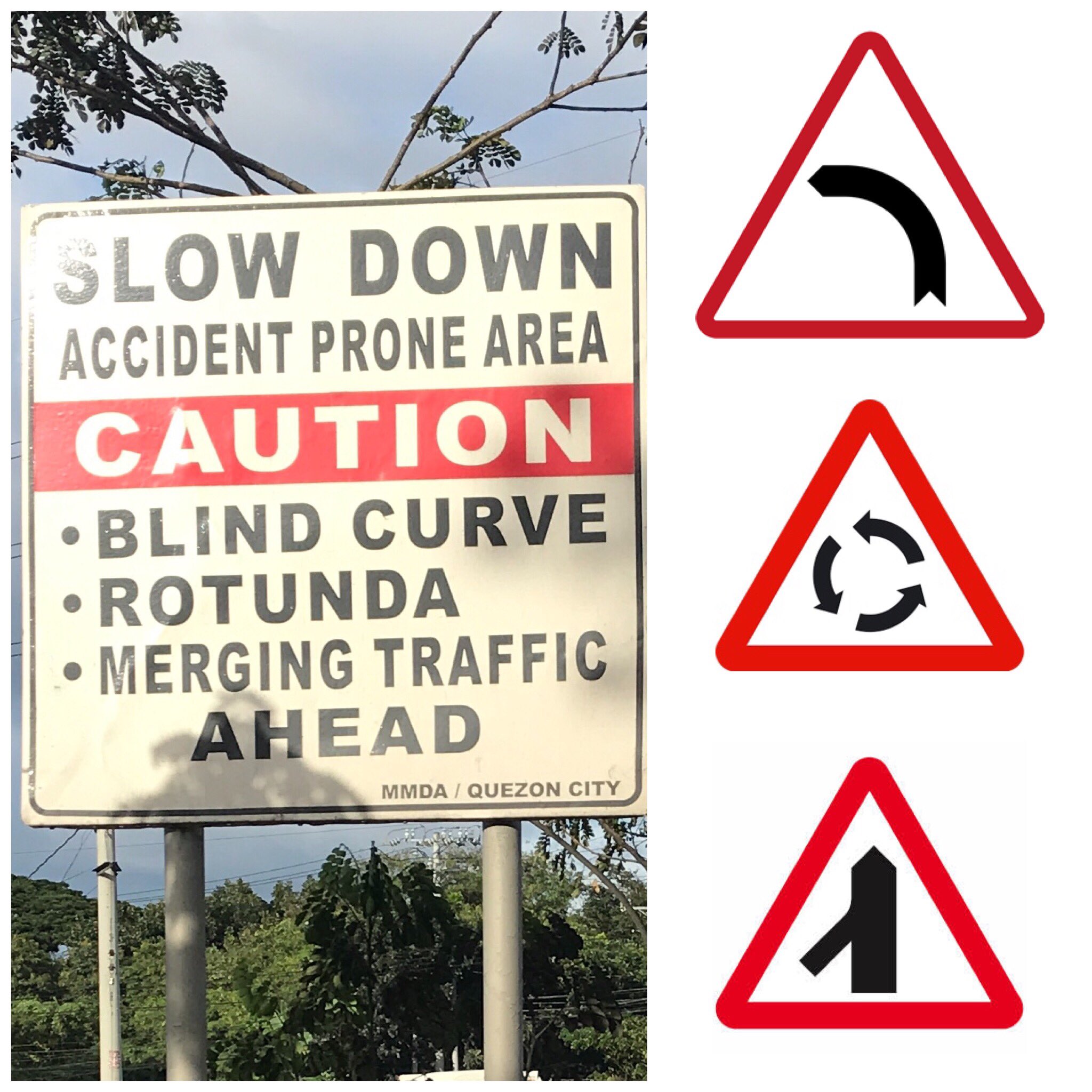 Accident Prone Sign