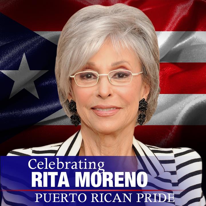 Celebrating the amazingly talented Rita Moreno. The actress, dancer and ...