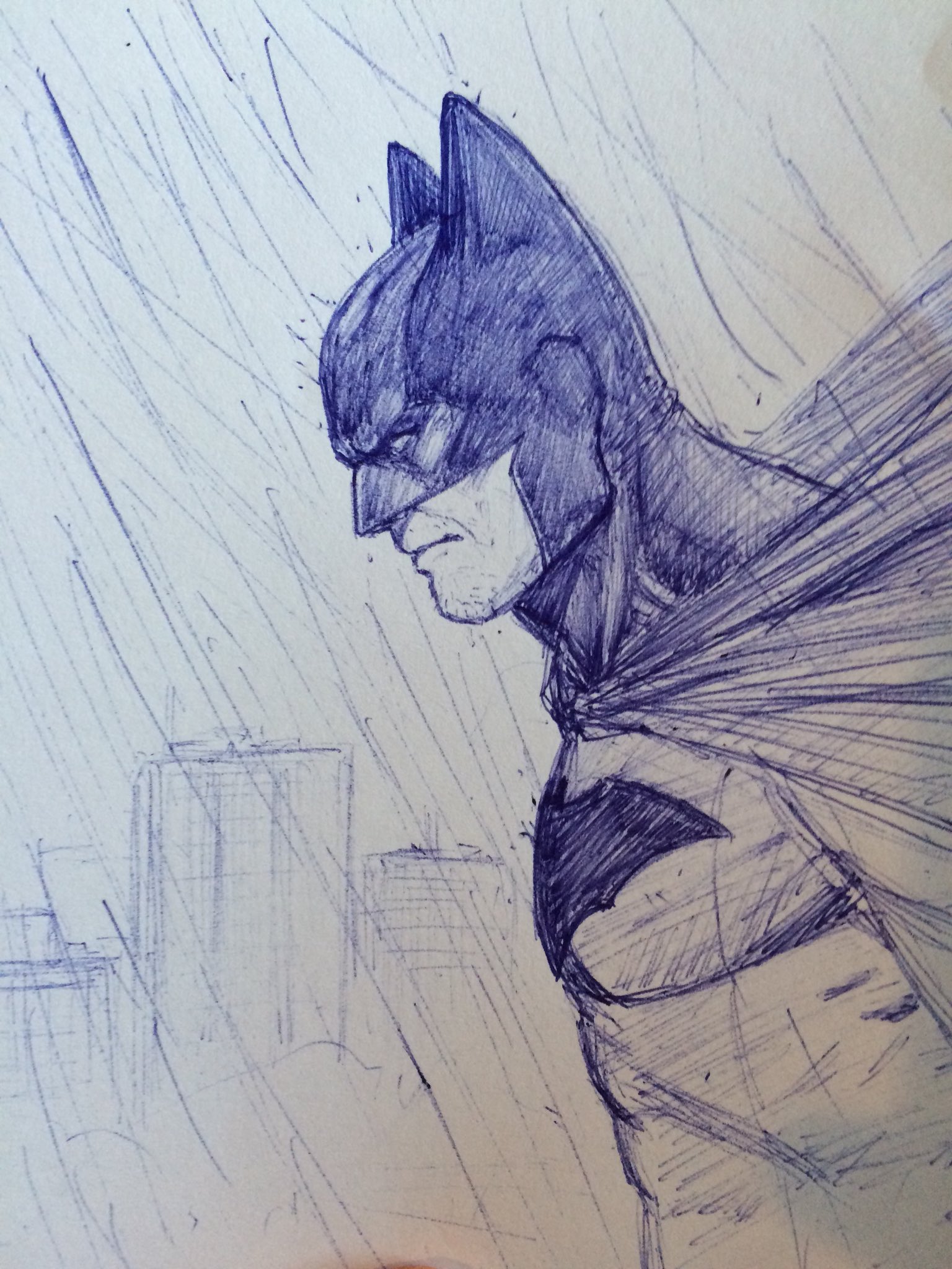 Batman Side Face