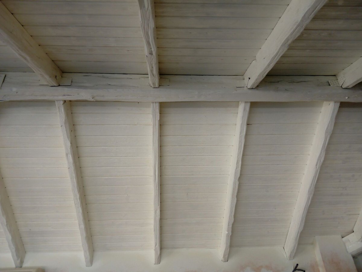 Techos De Madera Color Blanco - Idea Sala De Estar