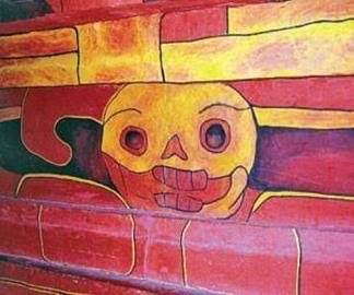 El enigmático mural llamado los chapulines ubicado dentro del gran ...