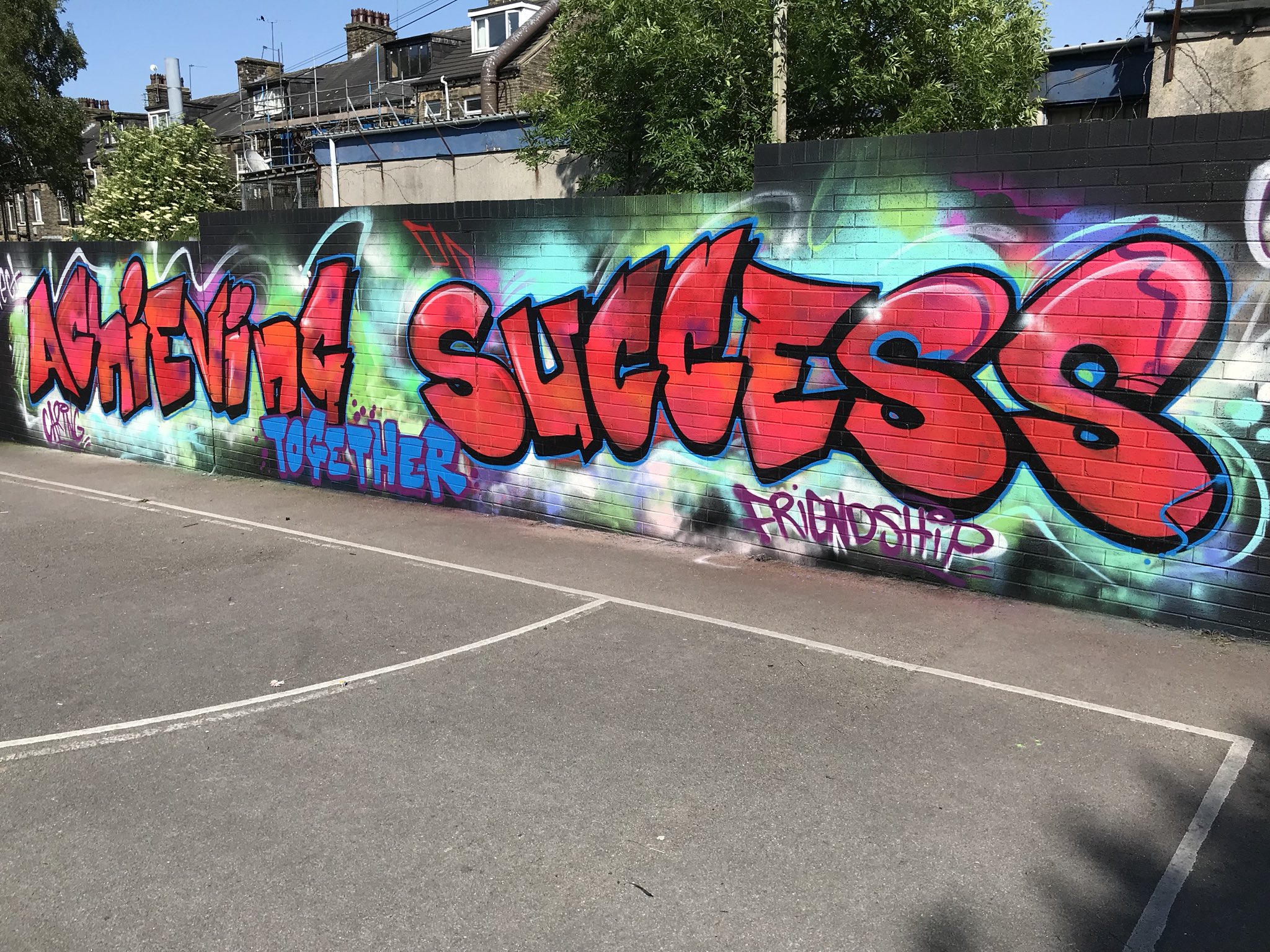 School Graffiti Art