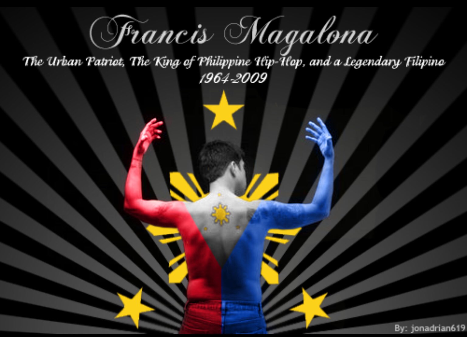 Filipino Sun And Stars Wallpaper