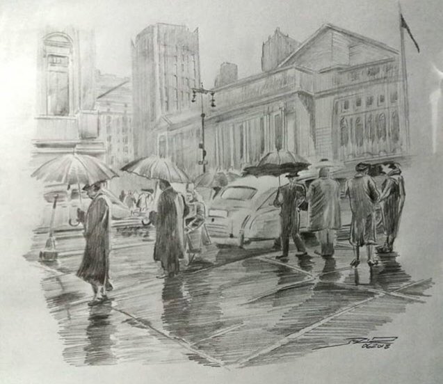 Pencil Drawings Of Cities