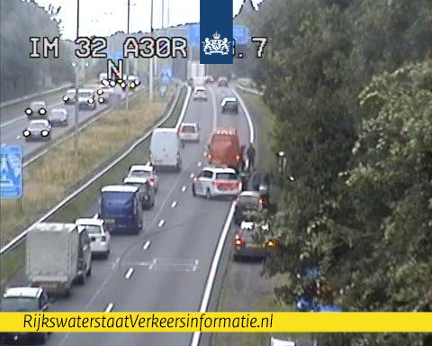 Rijkswaterstaat Verkeersinformatie on Twitter: "Alléén de linkerrijstrook op de #A30 bij ...