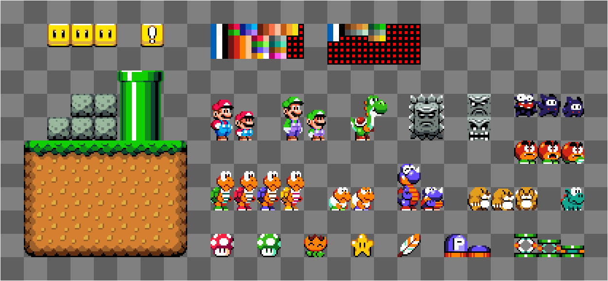 Mario Snes Sprite