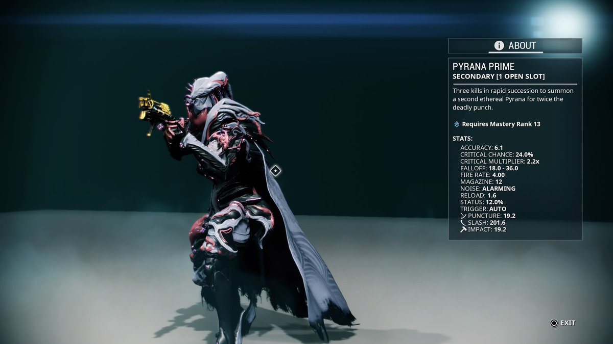 Limbo Prime, Pyrana Prime, Destreza Prime : r/Warframe