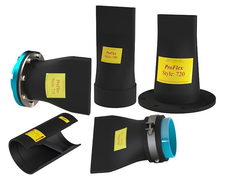 Proco Style 231 Single Wide Arch Rubber Expansion Joints