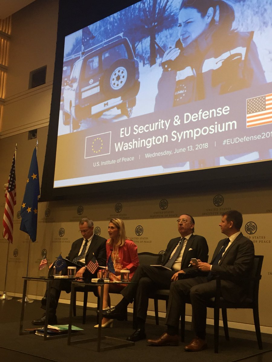 . kicks off our EU- panel at with Jorge DomecEUDefense2018q of ...